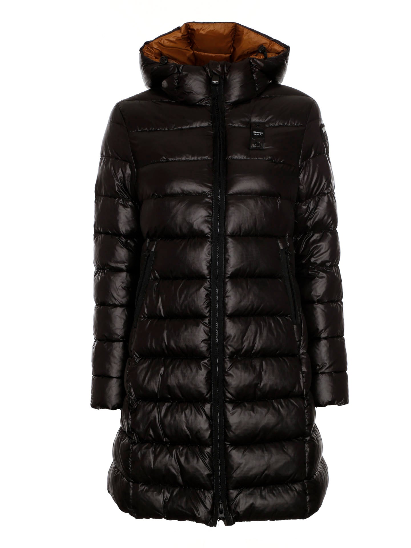 Blauer Wintermantel Lunghi 23WBLDK02113