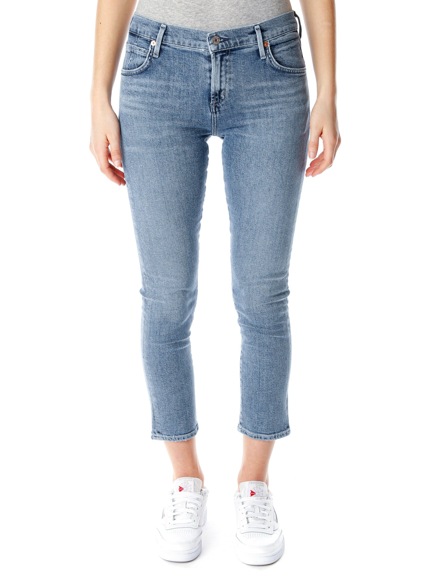 Citizens of Humanity Elsa Cropped Slim Fit Jeans