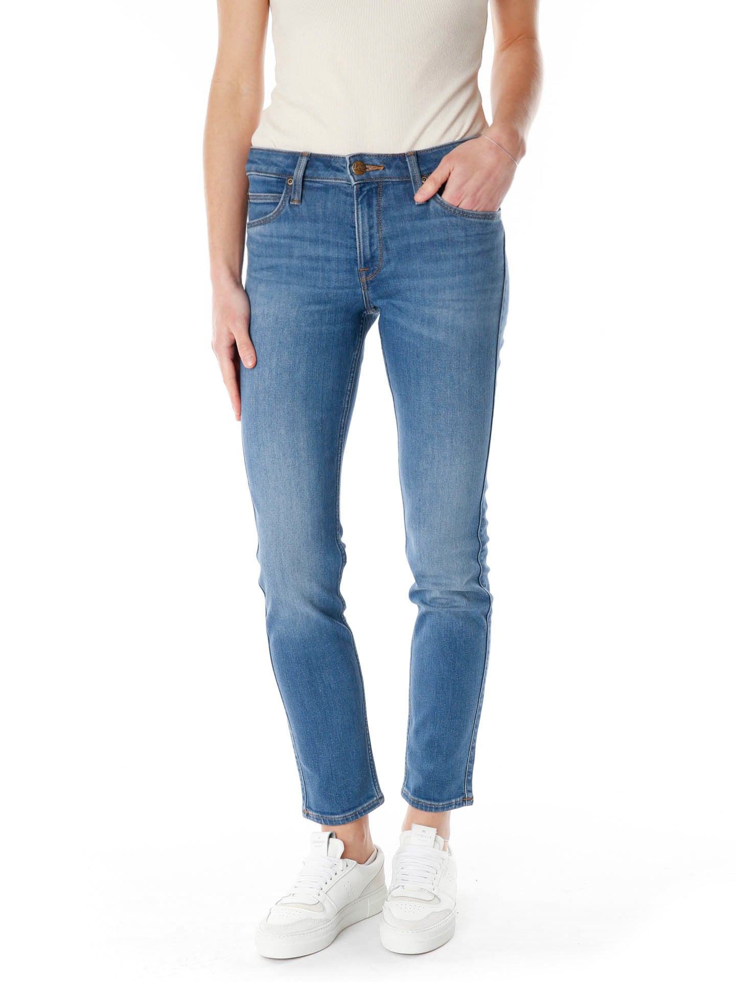 Lee Elly Slim Fit Mid Waist Jeans