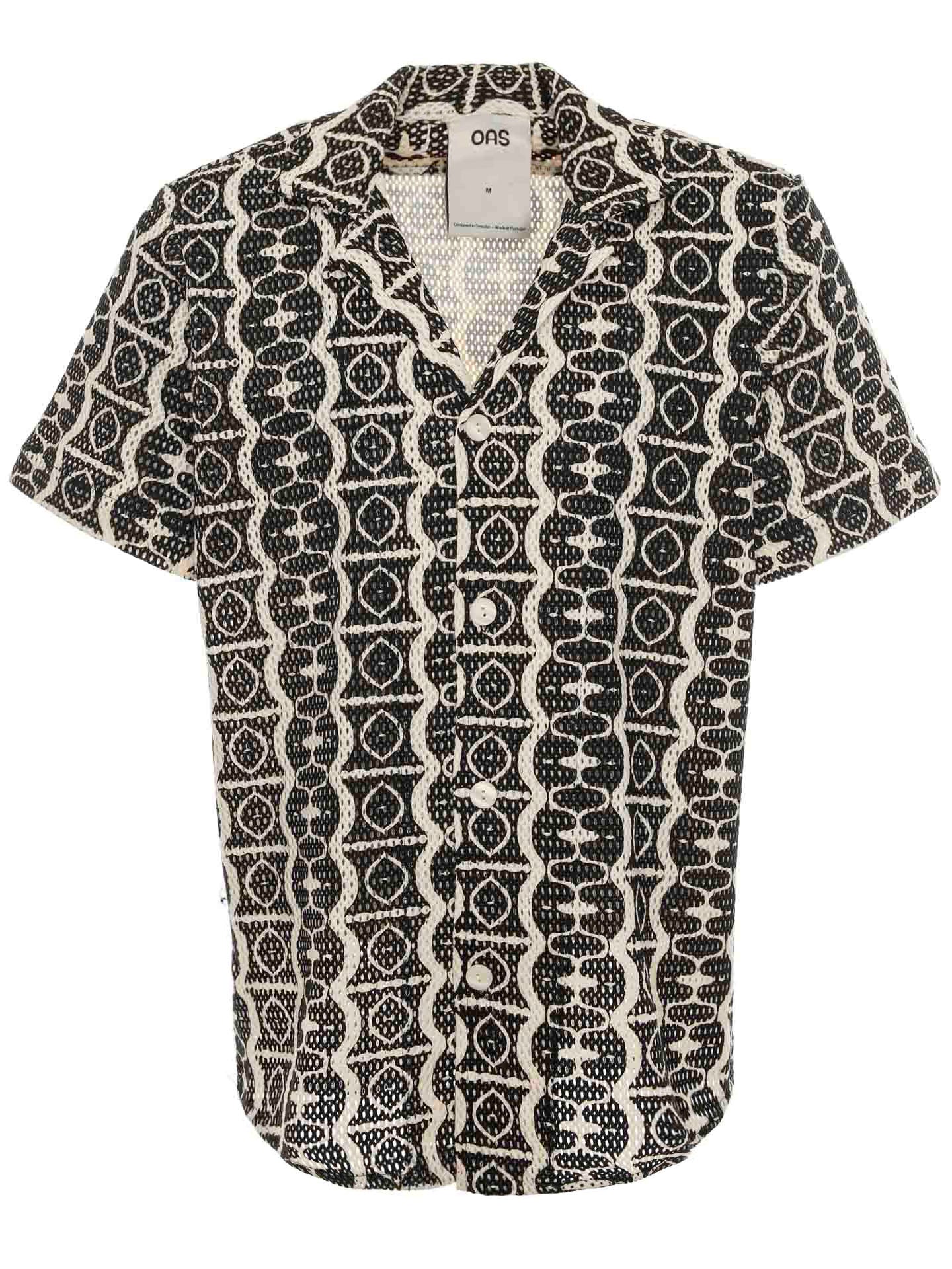 OAS Kurzarmhemd Hypnotise Cuba Net Shirt